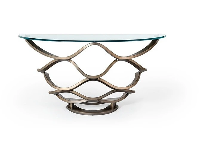 Консоли в гостиную Консоль Reflex Disegno Neolitico Console Vetro из ...